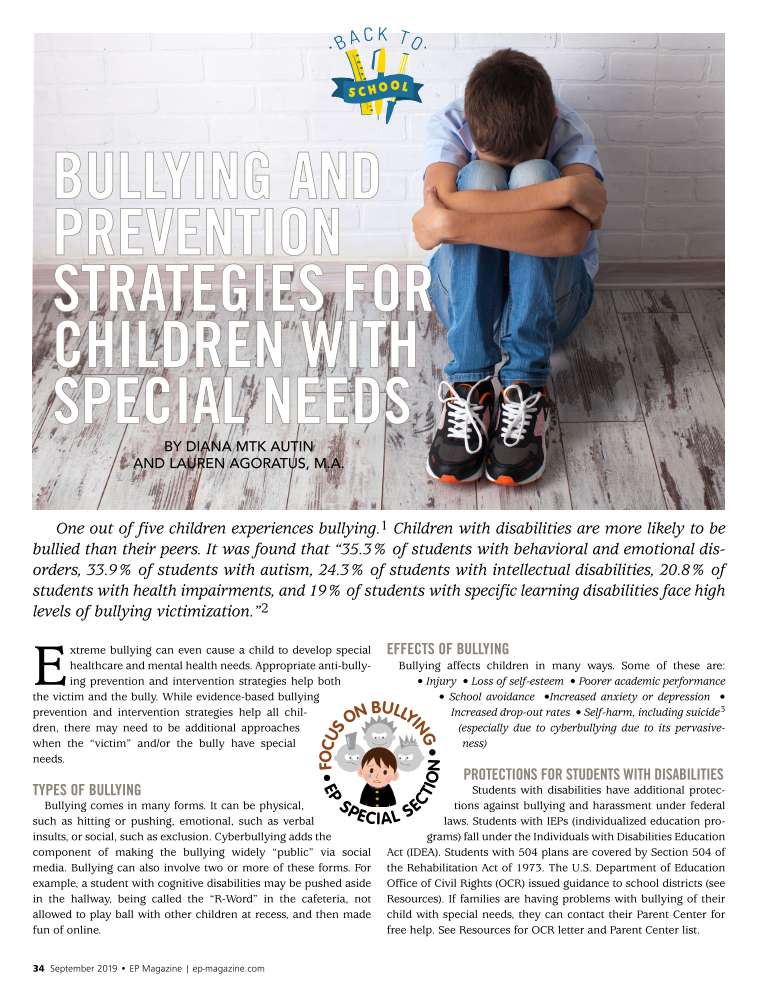 BULLYING AND PREVENTION