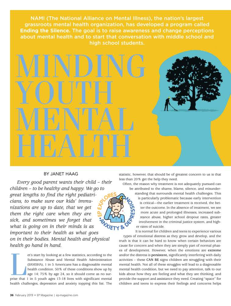 MINDING YOUTH MENTAL HEALTH
