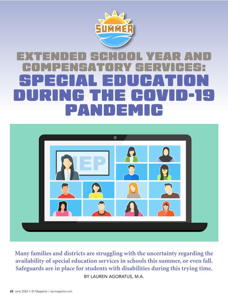 EXTENDED SCHOOL YEAR AND COMPENSATORY SERVICES: