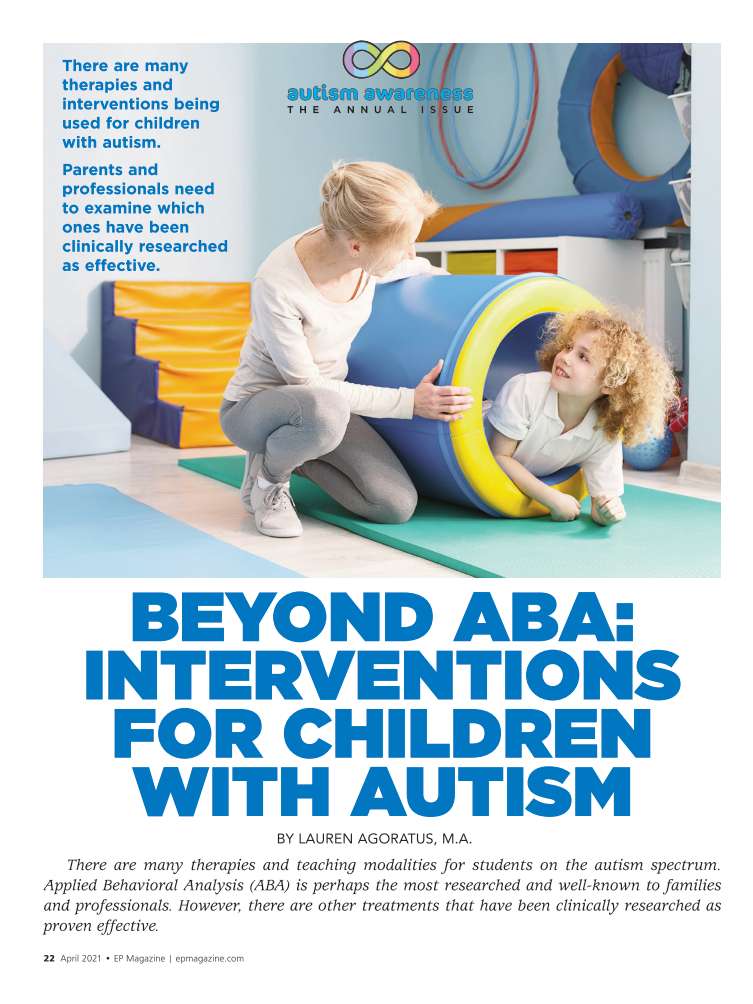 BEYOND ABA: INTERVENTIONS FOR CHILDREN WITH AUTISM