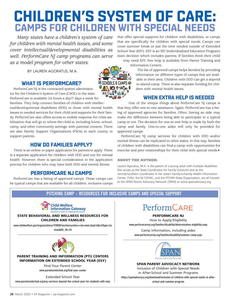 CHILDREN'S SYSTEM OF CARE: