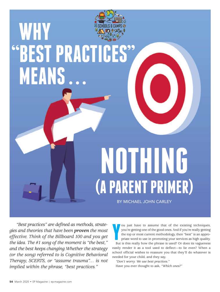 WHY "BEST PRACTICES" MEANS...