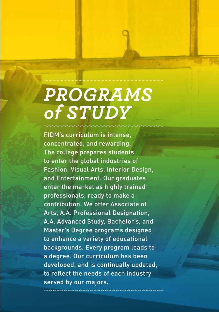 PROGRAMS OF STUDY